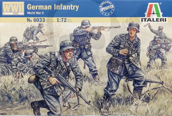 Battle-Models > 1:72 German Infantry WWII